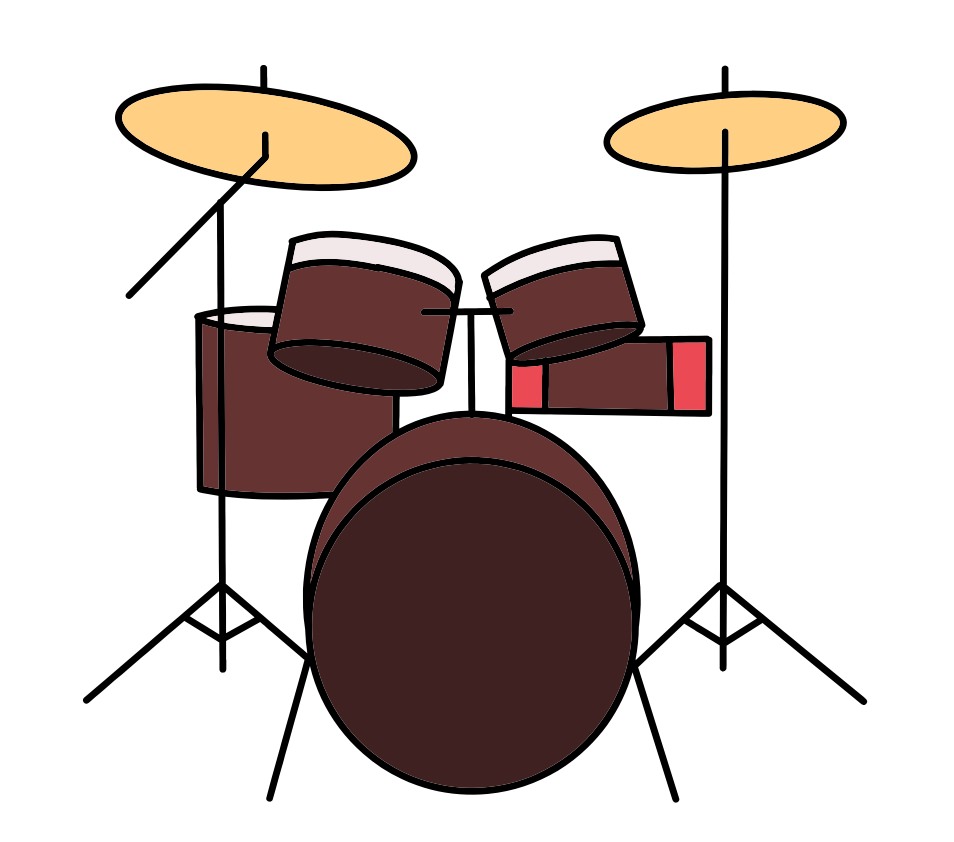 Drum Set Doodly Drum Set Doodly